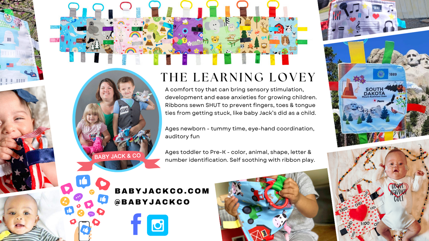 Baby Jack - Creator of The Learning Lovey™ Collection – Baby Jack & Company